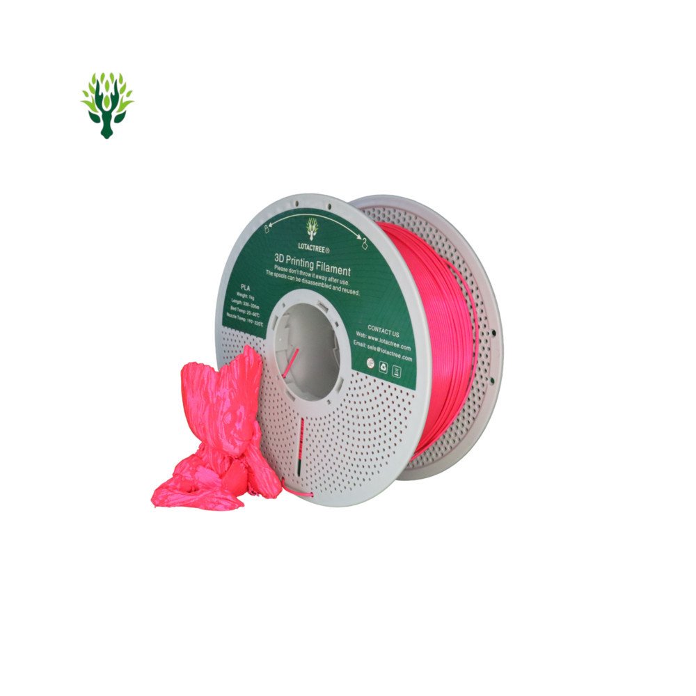 PLA Neon Red 1kg Lotactree | Filamento 3D 1,75mm