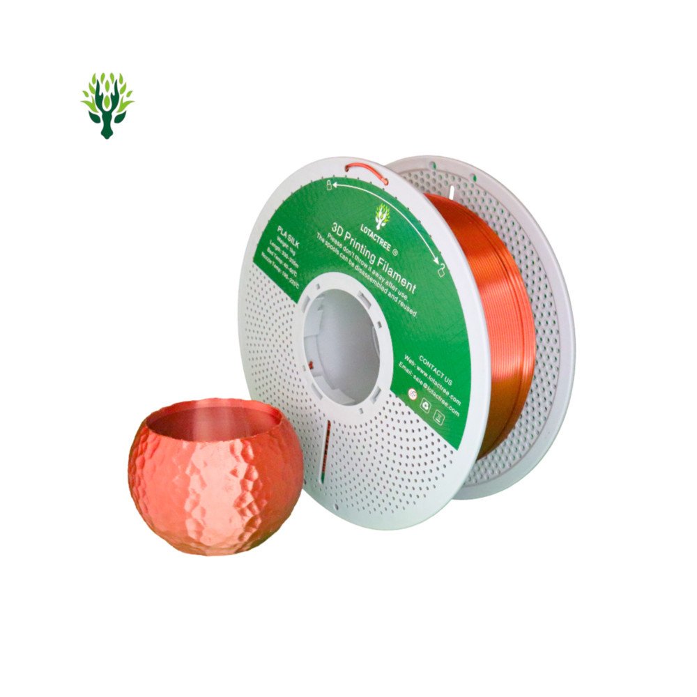 PLA Silk Red Copper 1kg Lotactree | Filamento 3D 1,75mm